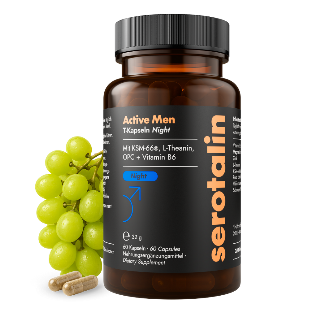 Active Men Night Kapseln: Testosteron¹ & Regeneration³ – serotalin.de